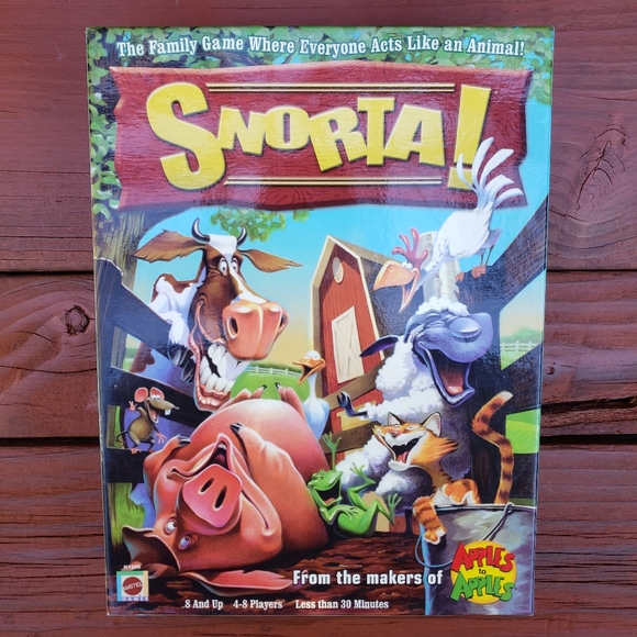 Mattel | Games | 207 Snorta Farm Animal Game Mattel Semi New | Poshmark